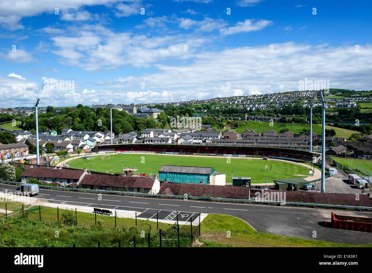 Brandywell Stadium, home of Airtricity Premier League club Derry City ...
