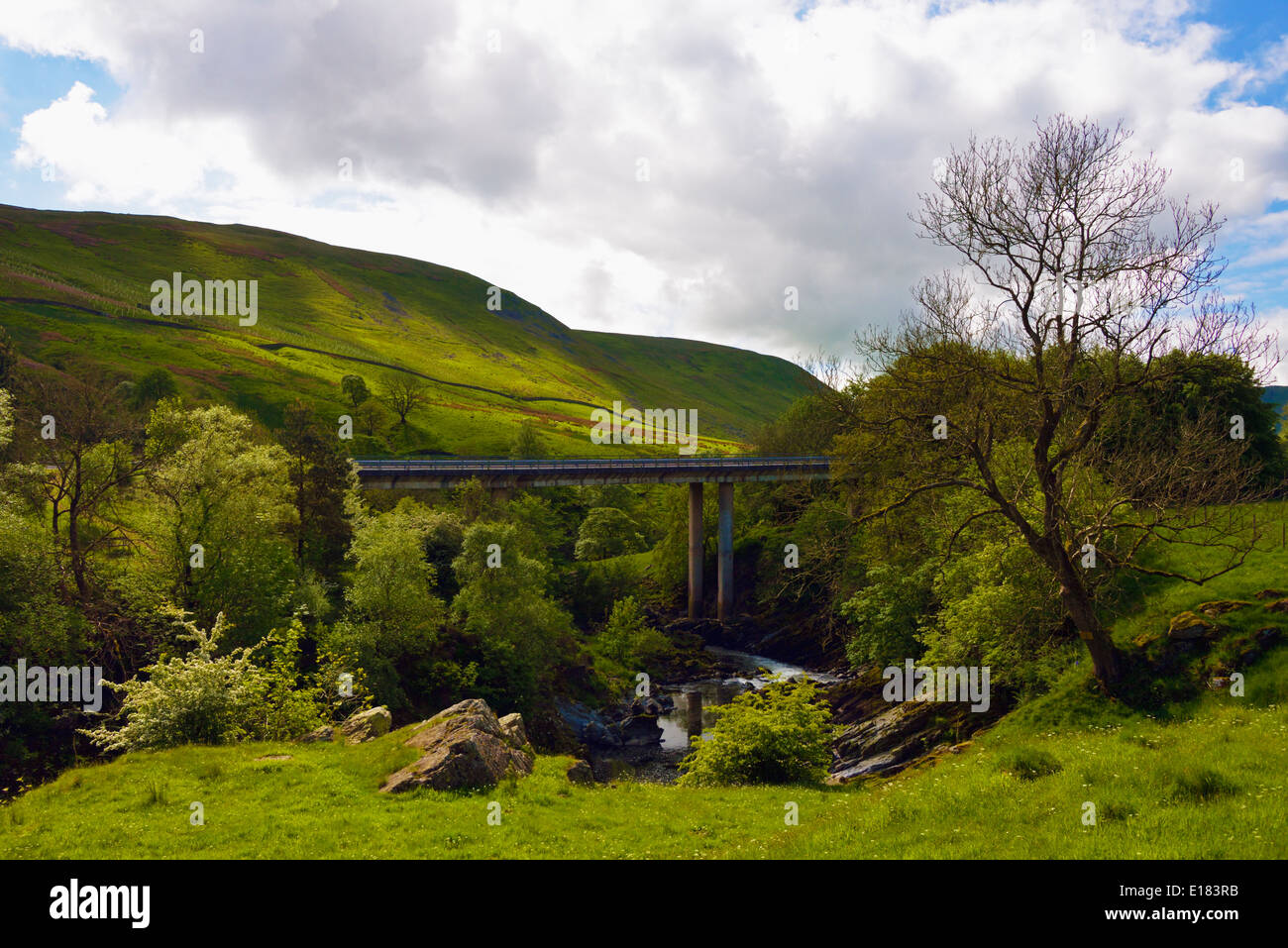 The River Lune Gorge near Tebay, Cumbria, England, United Kingdom ...