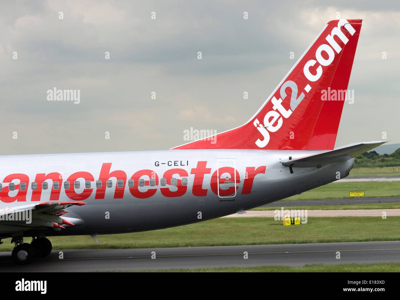 Jet2 tail plane hi-res stock photography and images - Alamy