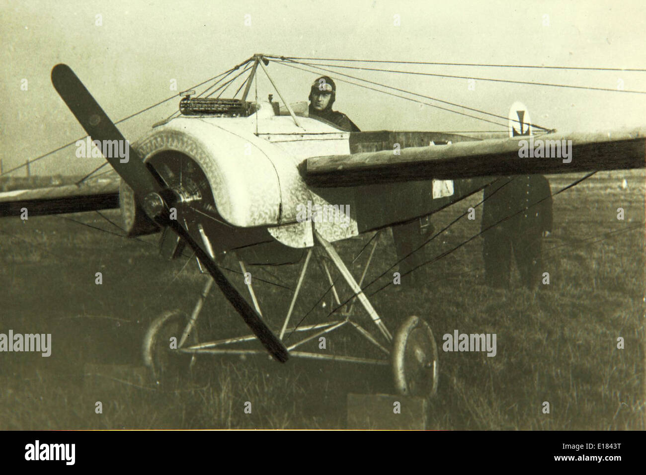 The Fokker E.I was a German monoplane fighter aircraft used during ...