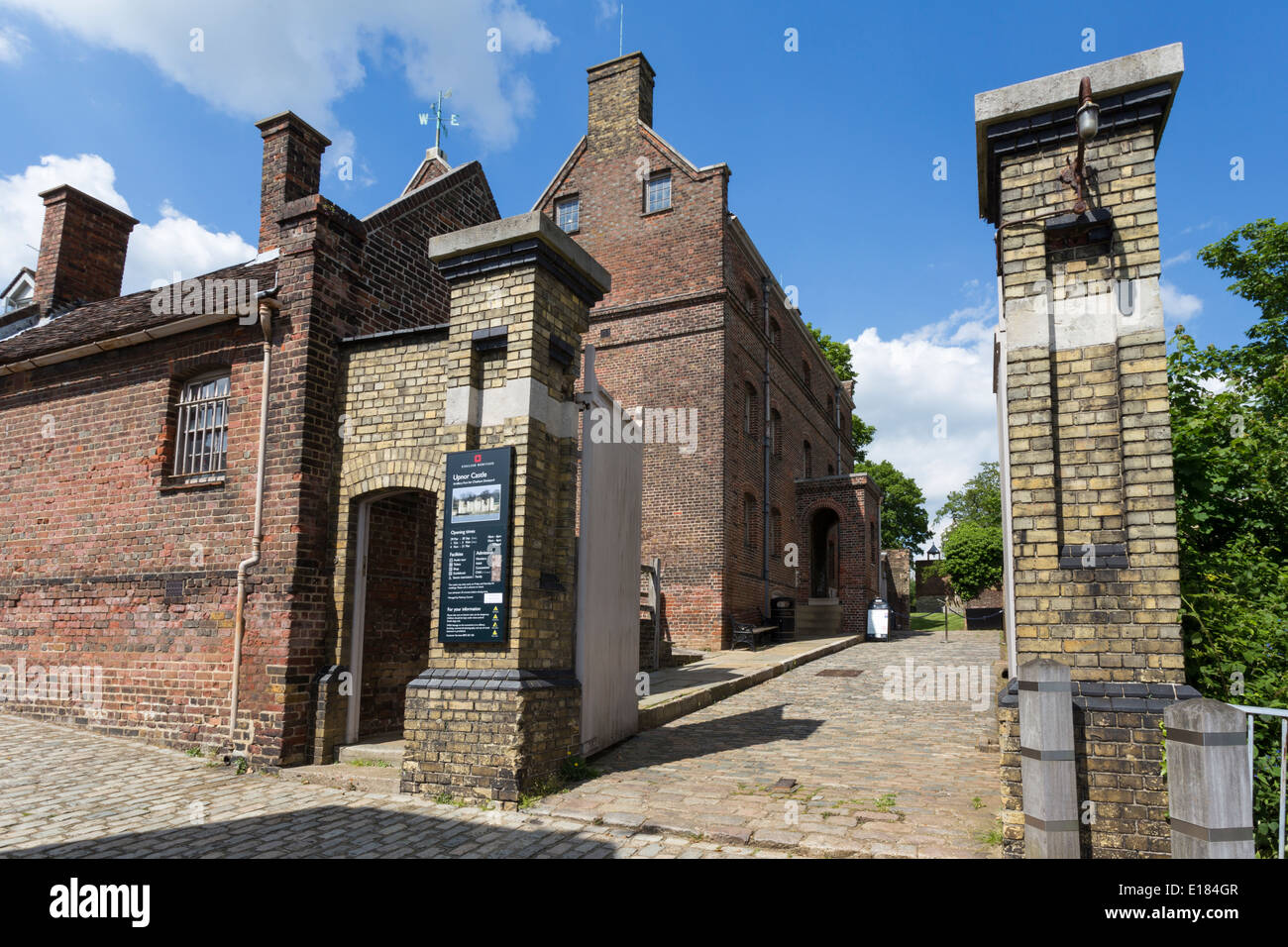 The Entrance to Upnor Castle Kent Stock Photo - Alamy