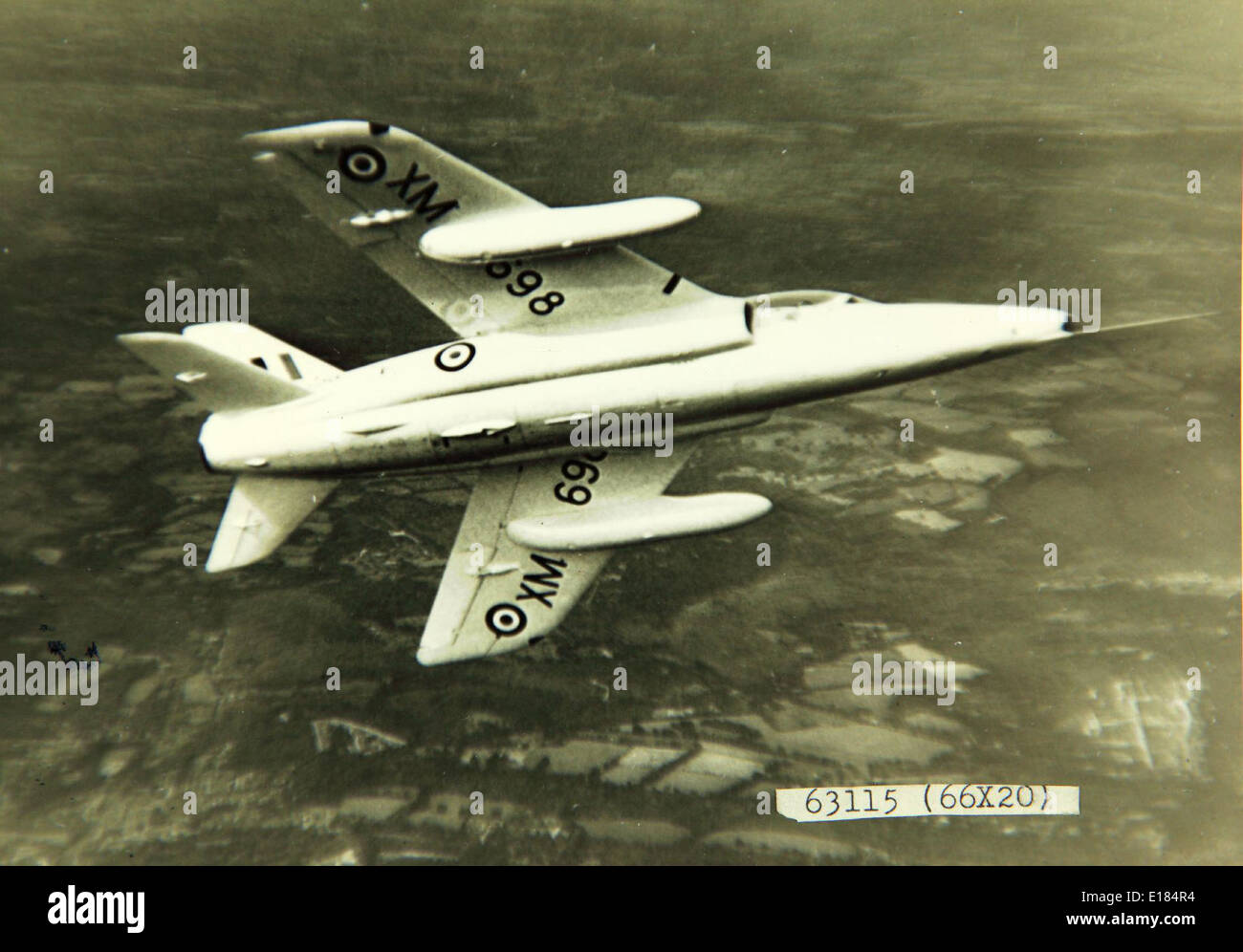 Photograph of the Folland Gnat, a British light jet aircraft ...