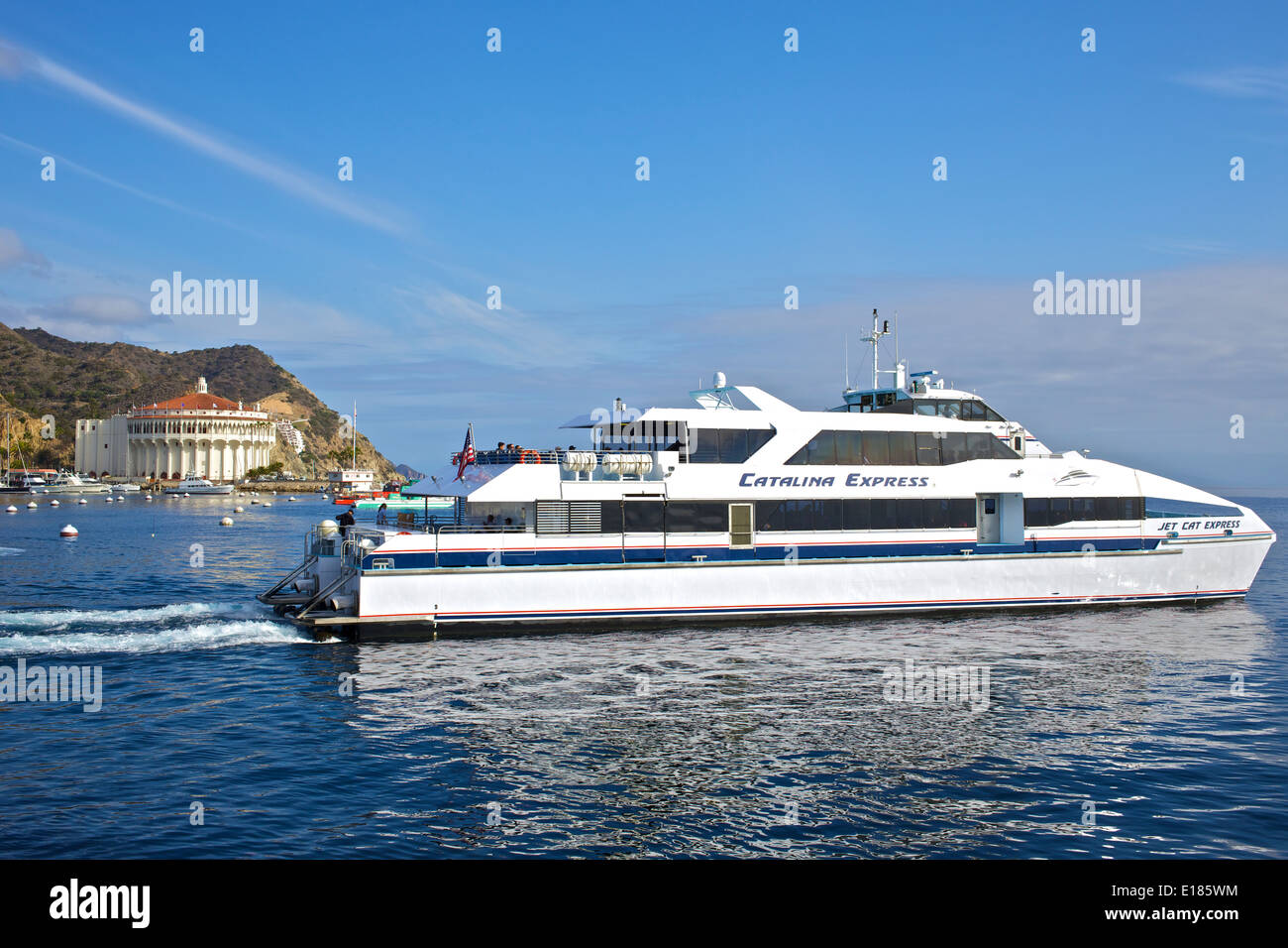 Catalina Express SeaCat, Jet Cat Express, Departs For Long Beach From ...