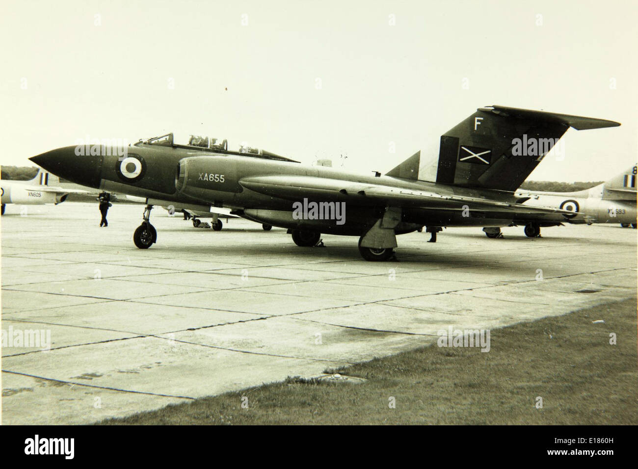 Raf jet 1950s hi-res stock photography and images - Alamy