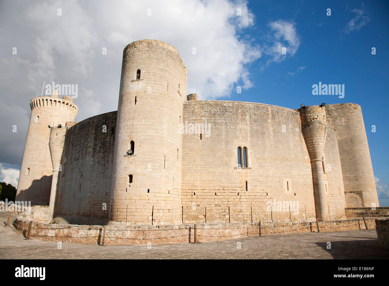 bellver castle, palma de mallorca, mallorca island, spain, europe Stock ...