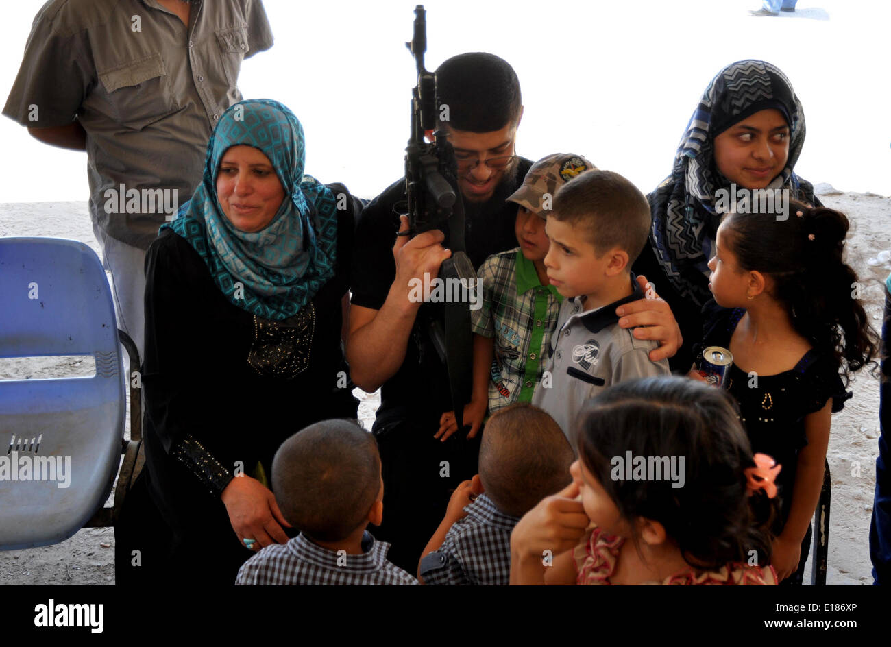 Gaza, Palestinian Territories. 26th May, 2014. Freed Palestinian ...