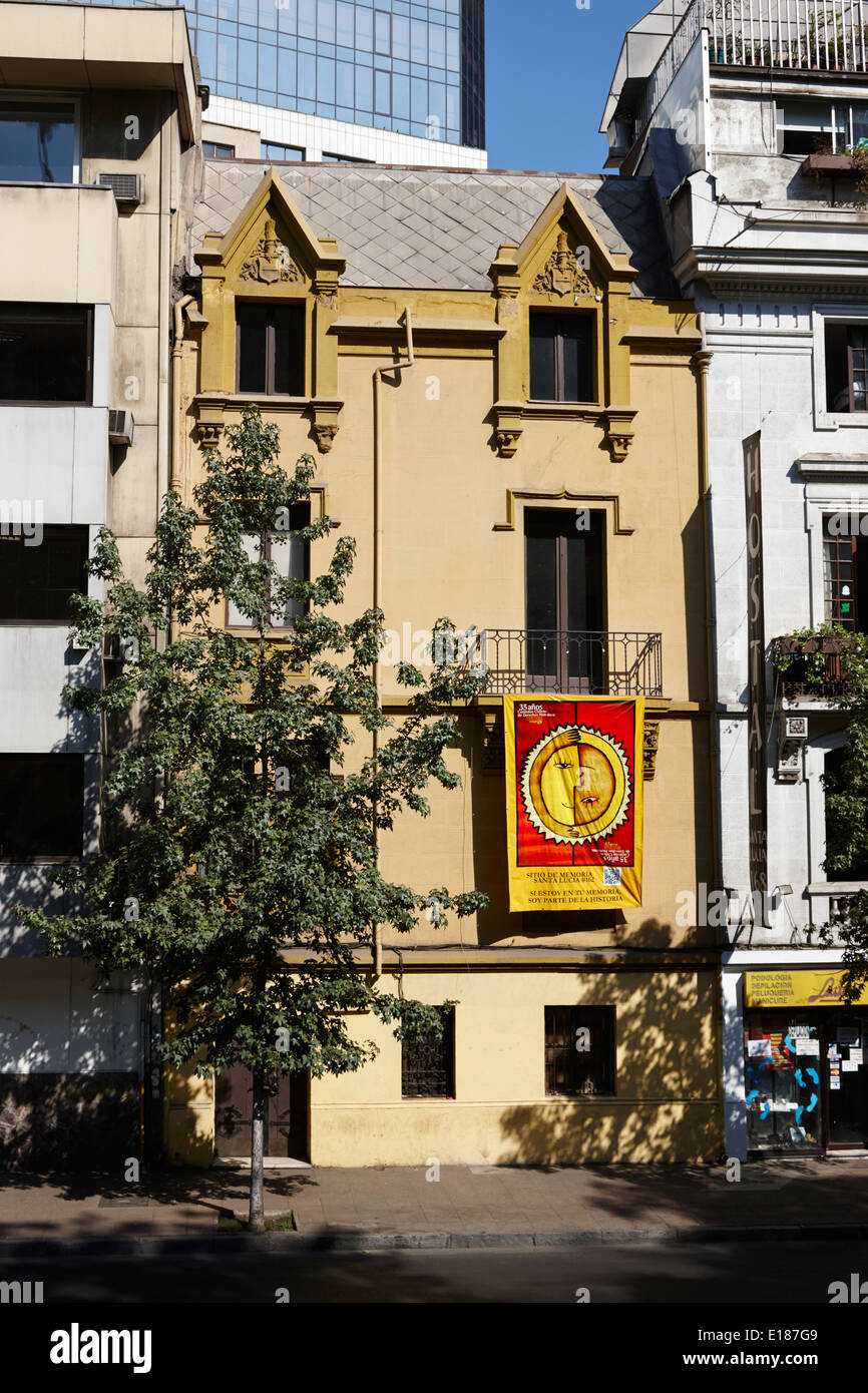 chilean human rights commission former site of clinic santa lucia ...