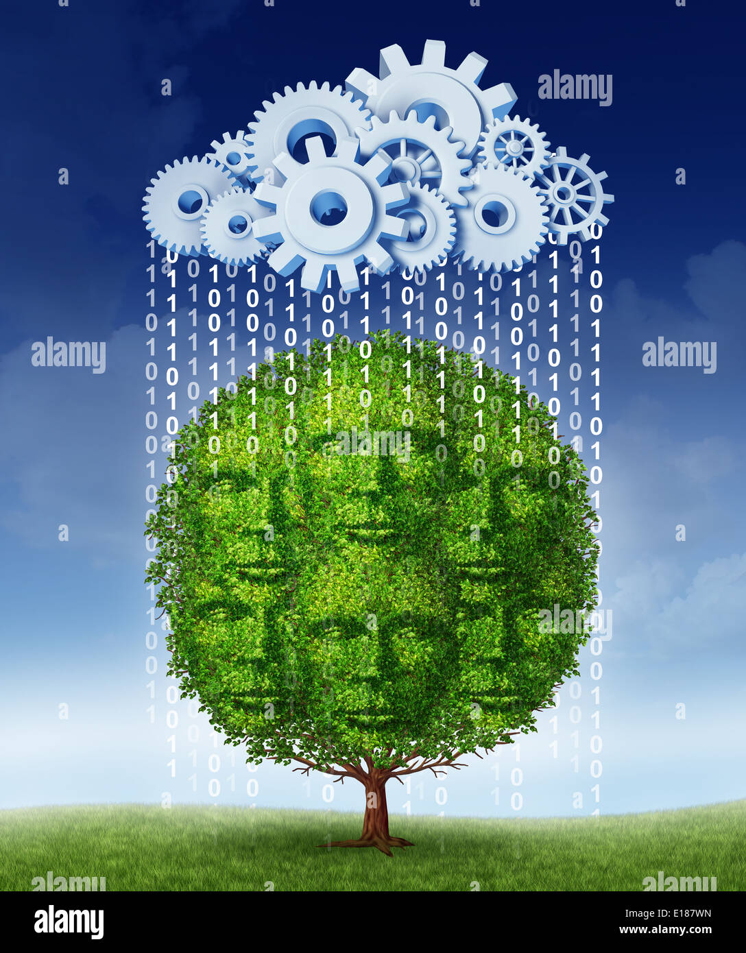 Human Heads With Cogs High Resolution Stock Photography and Images - Alamy