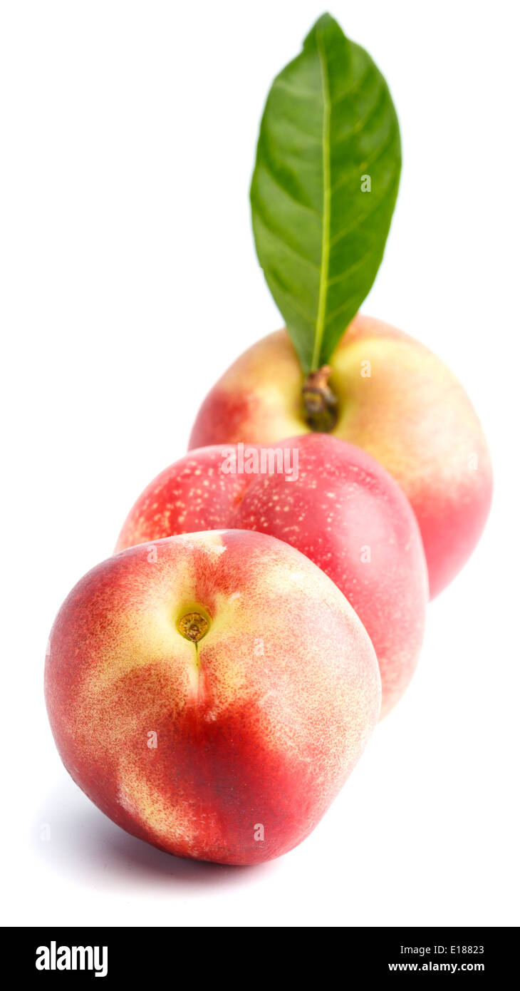 Ripe peach Stock Photo - Alamy