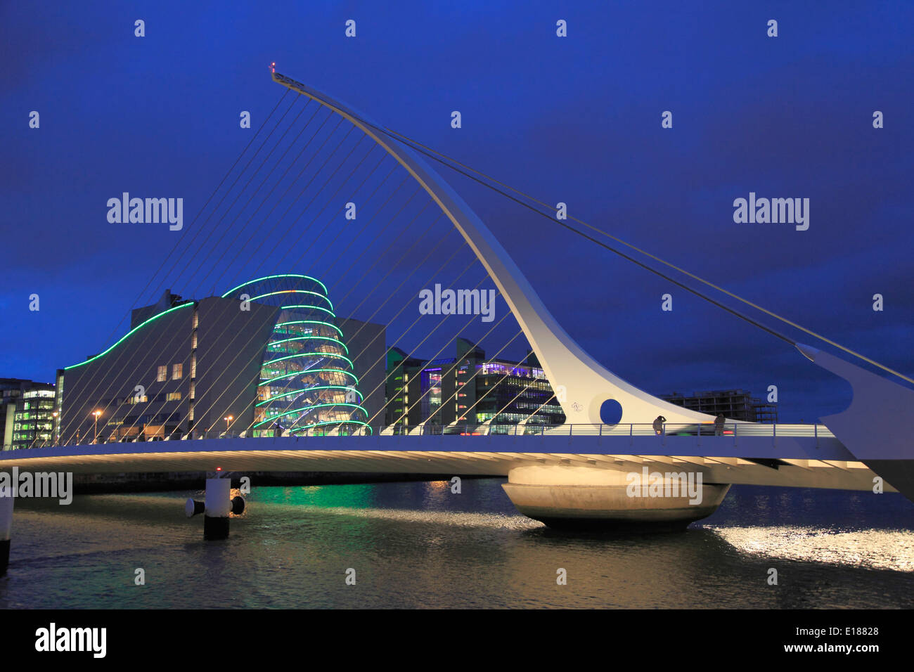 Ireland, Dublin, National Convention Centre, River Liffey, Macken ...