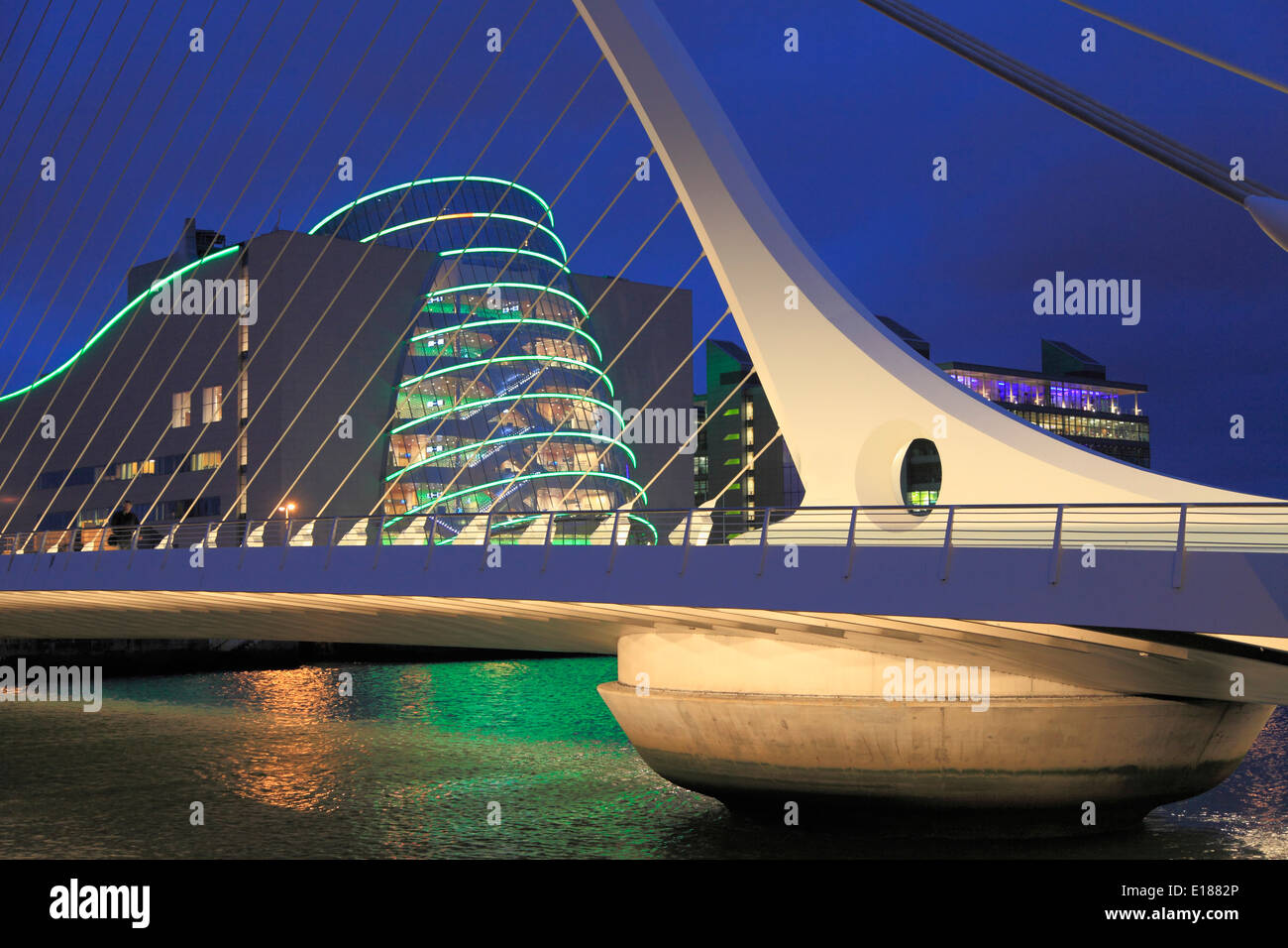 Ireland, Dublin, National Convention Centre, River Liffey, Macken ...