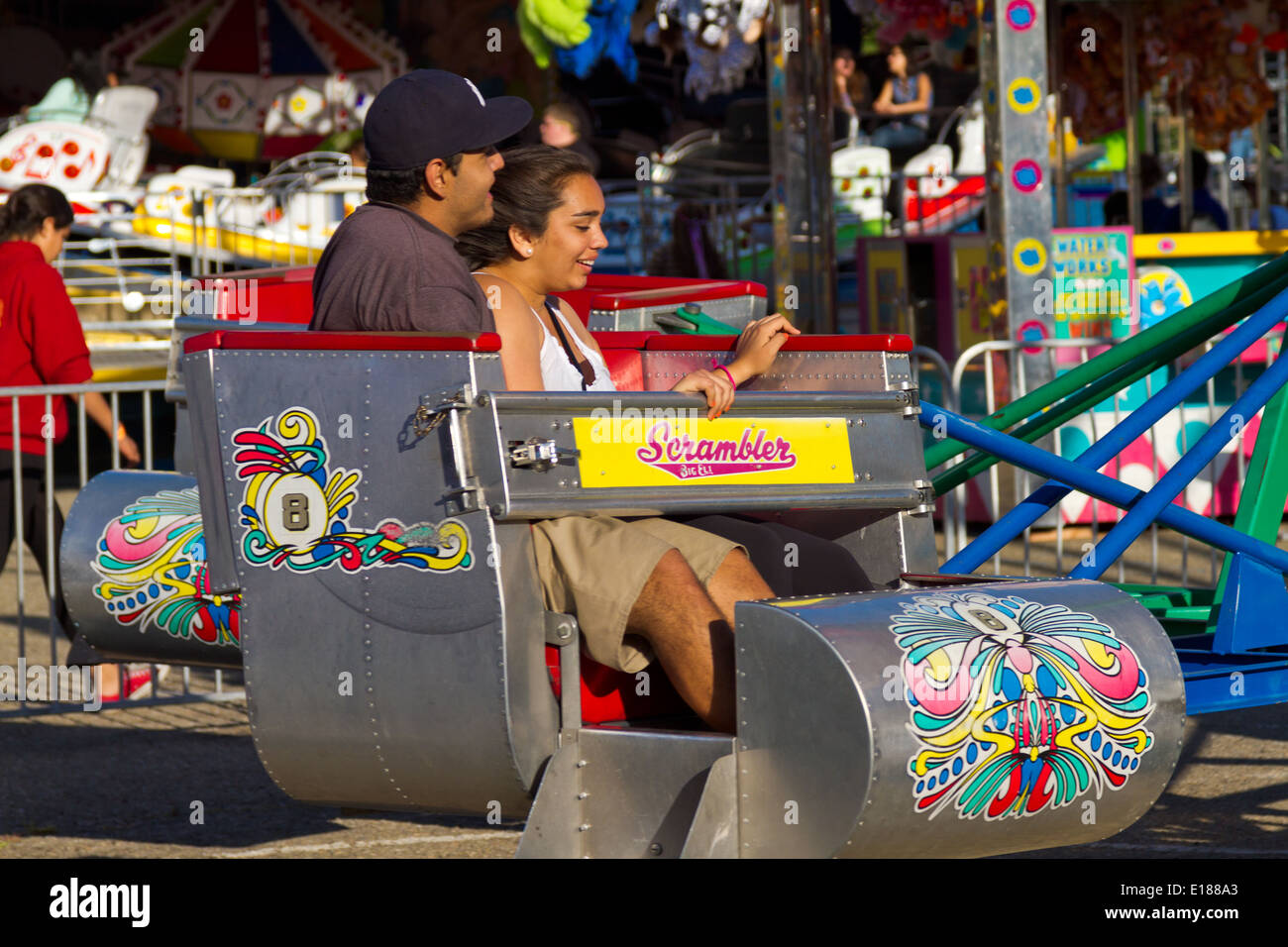 Carnival fair thrills hi-res stock photography and images - Alamy