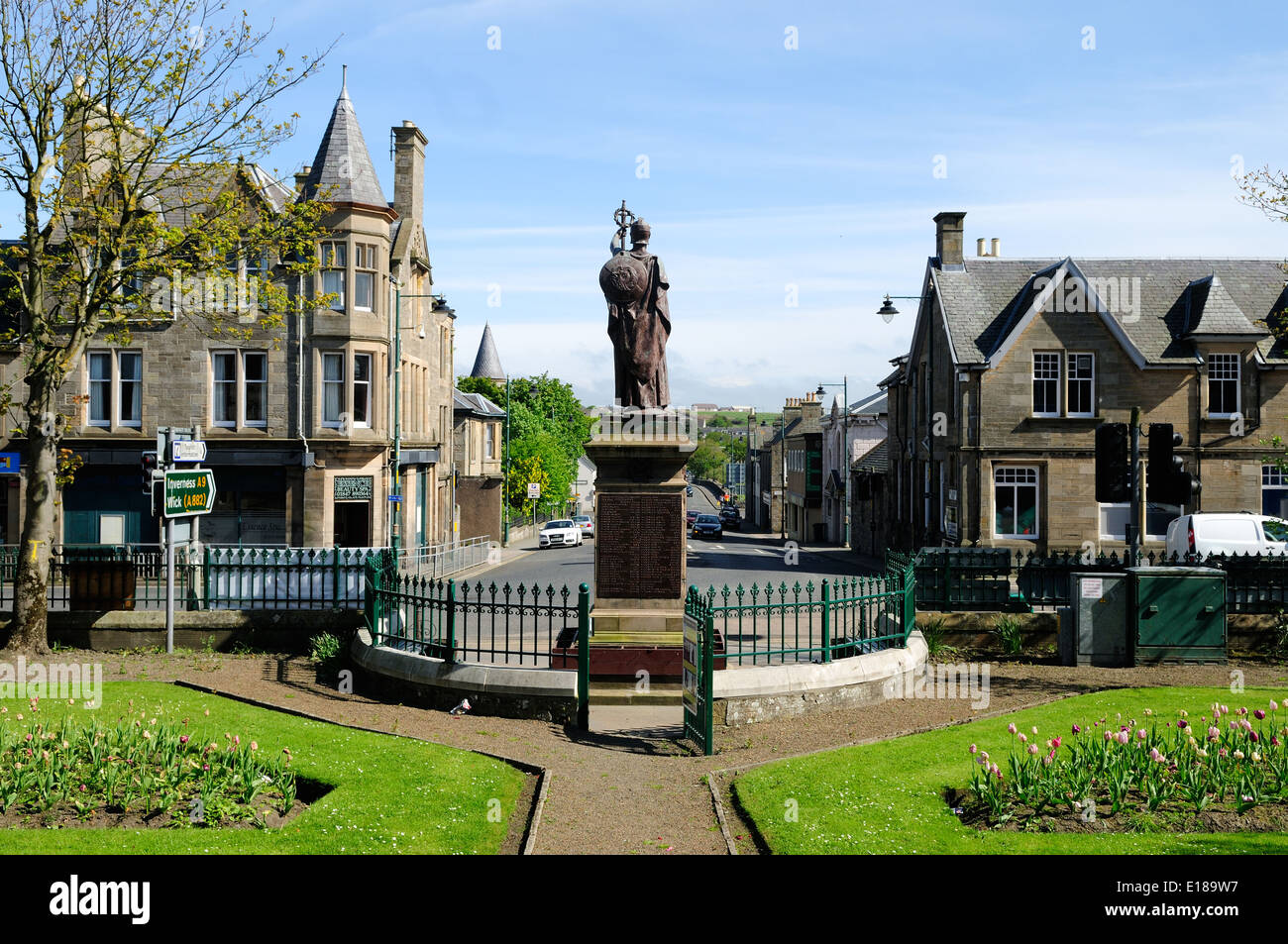 Thurso Most Northern Town Of Mainland Britain .Scotland. Memorial ...