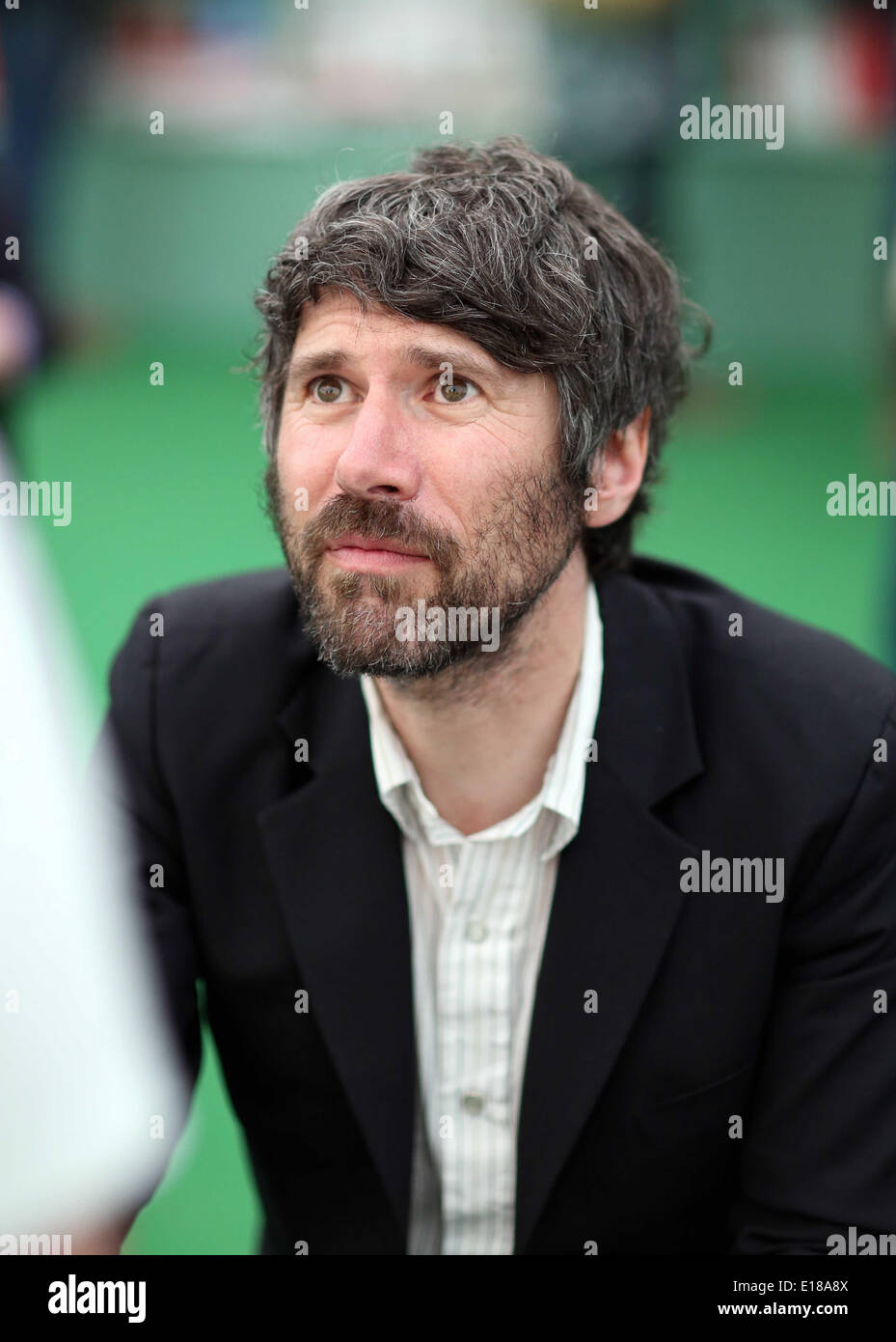 Hay on Wye, UK. 26th May, 2014. Pictured: Gruff Rhys of the Super Furry ...