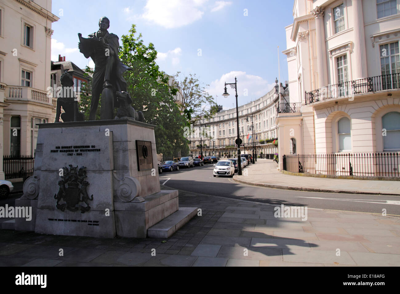 Belgrave square london hi-res stock photography and images - Alamy
