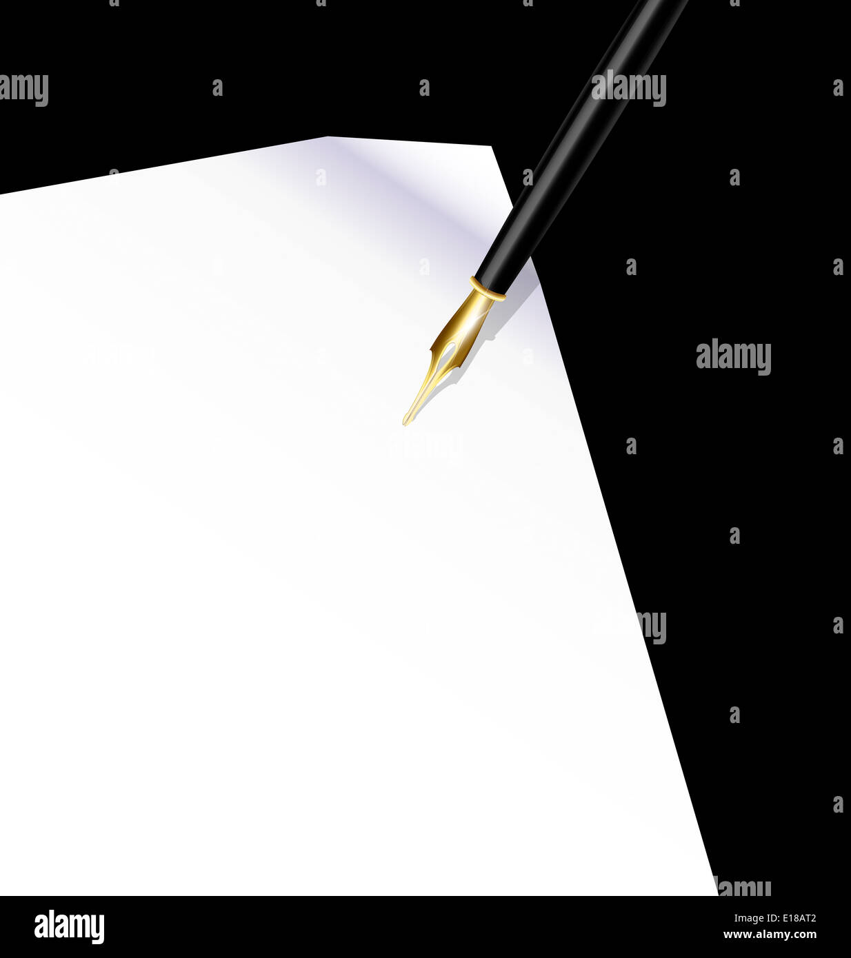 Golden writing hi-res stock photography and images - Alamy