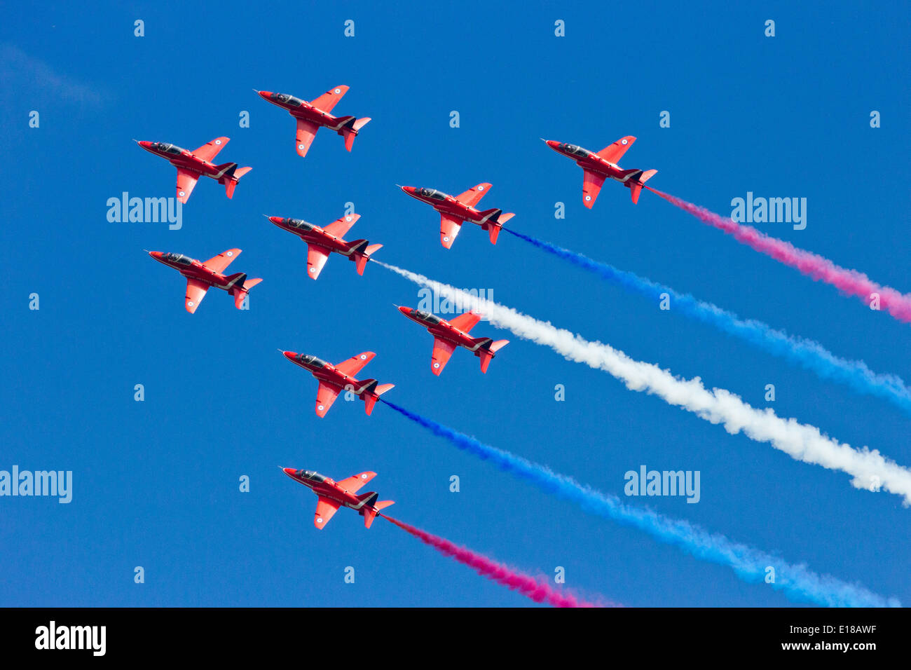 RAF Red Arrows Stock Photo - Alamy
