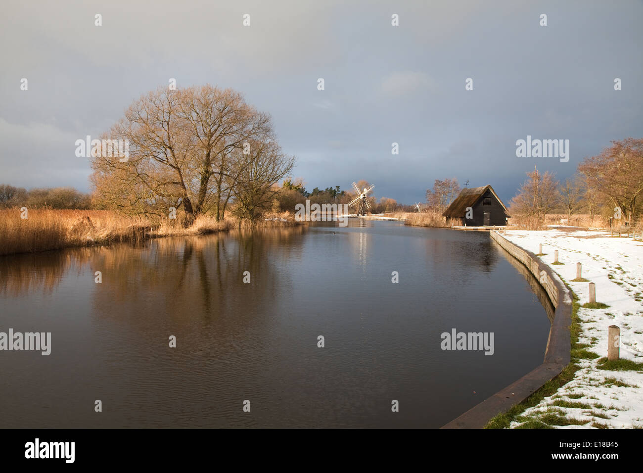 The Norfolk Broads - How Hill Ludham, with Clayrack Mill in the ...