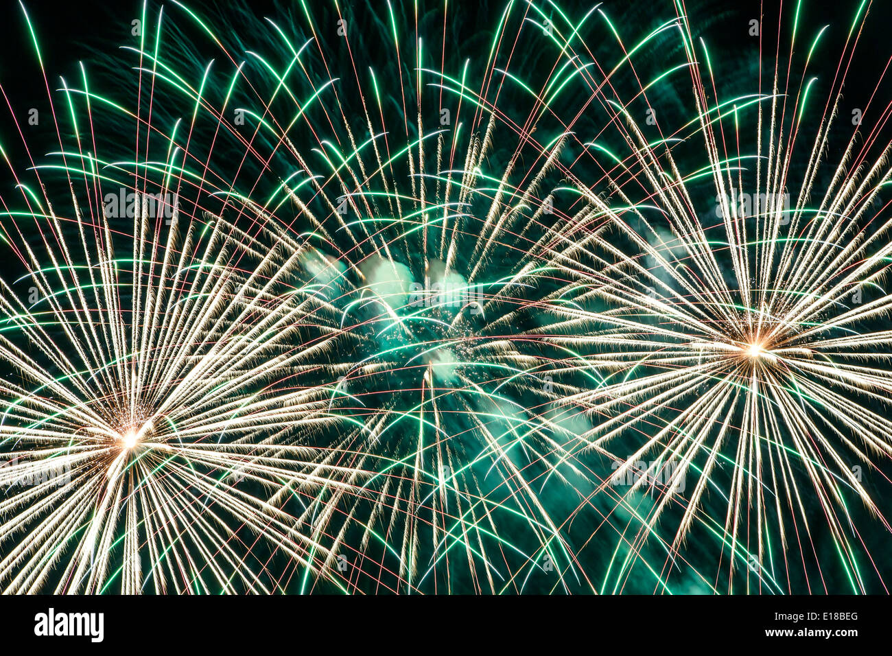 Fireworks, Albuquerque International Balloon Fiesta, Albuquerque, New ...
