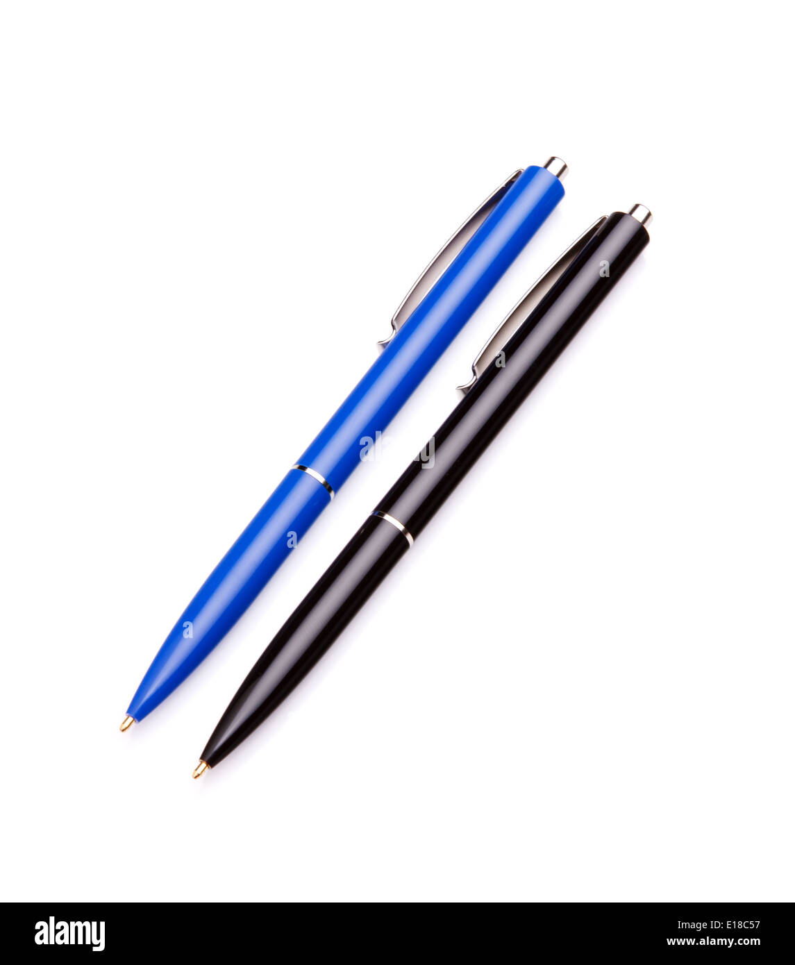 Ballpoint pen isolated on white background cutout Stock Photo - Alamy