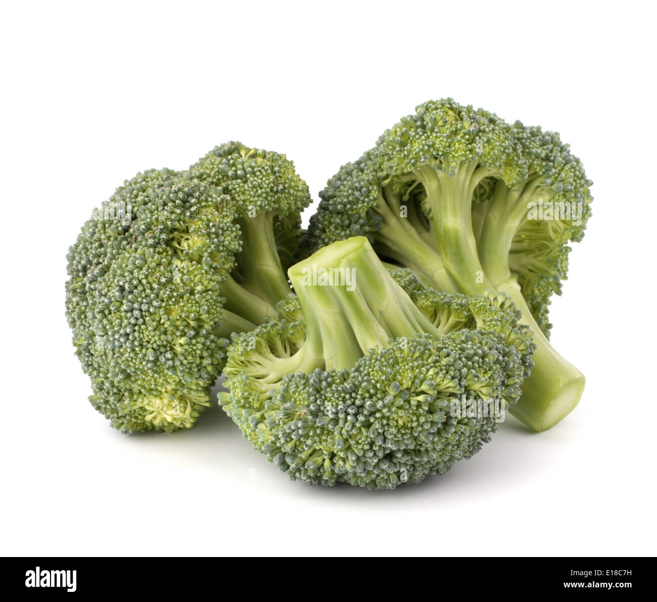 Broccoli vegetable isolated on white background Stock Photo - Alamy