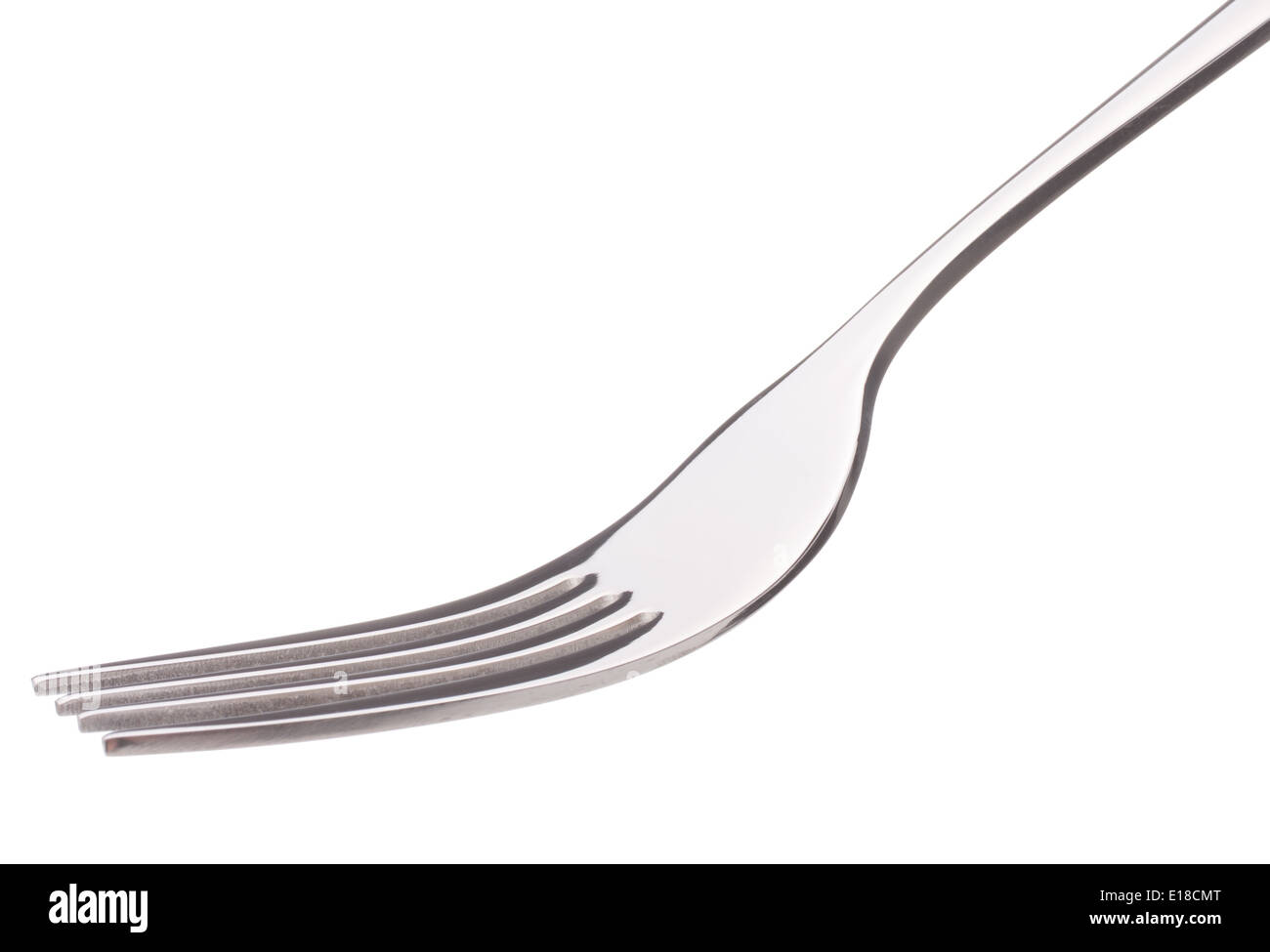 Fork isolated on white background cutout Stock Photo - Alamy