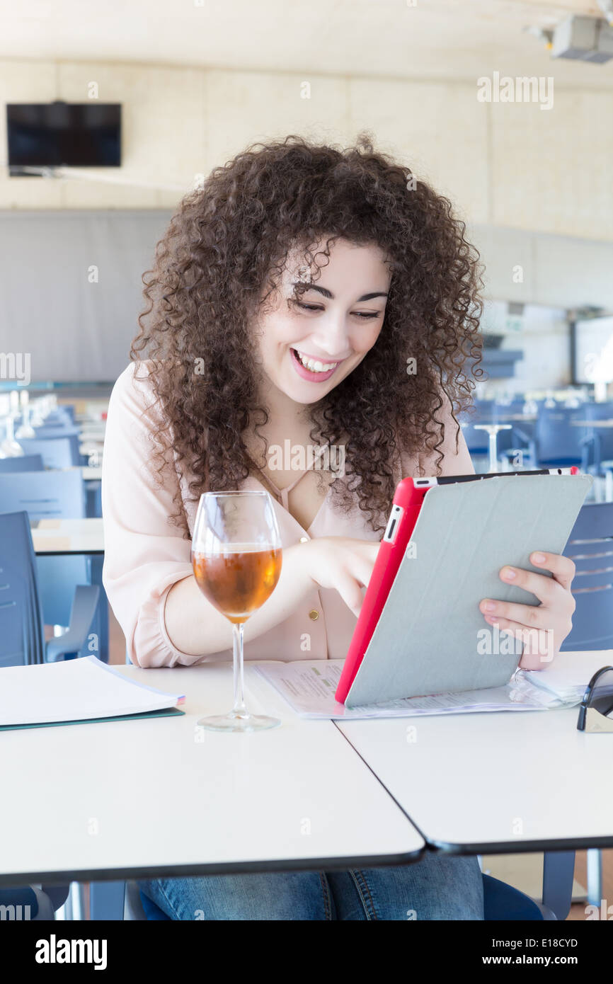 Happy student eating bar hi-res stock photography and images - Alamy