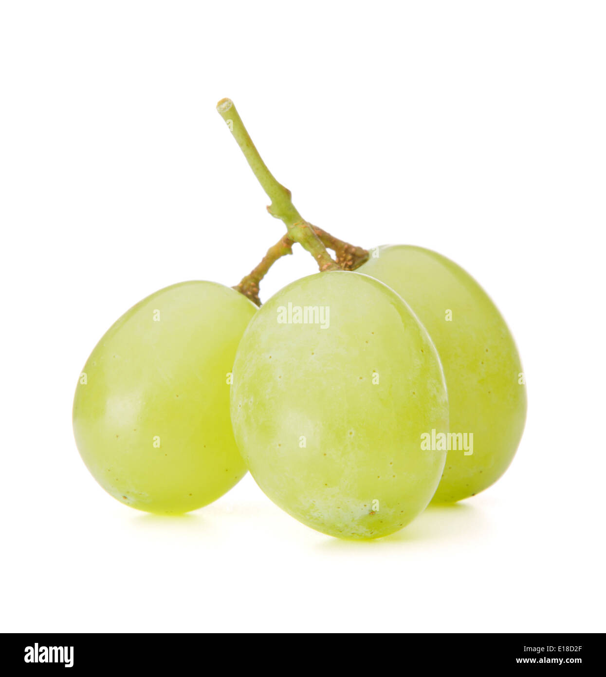 Green grape bunch isolated on white background cutout Stock Photo - Alamy