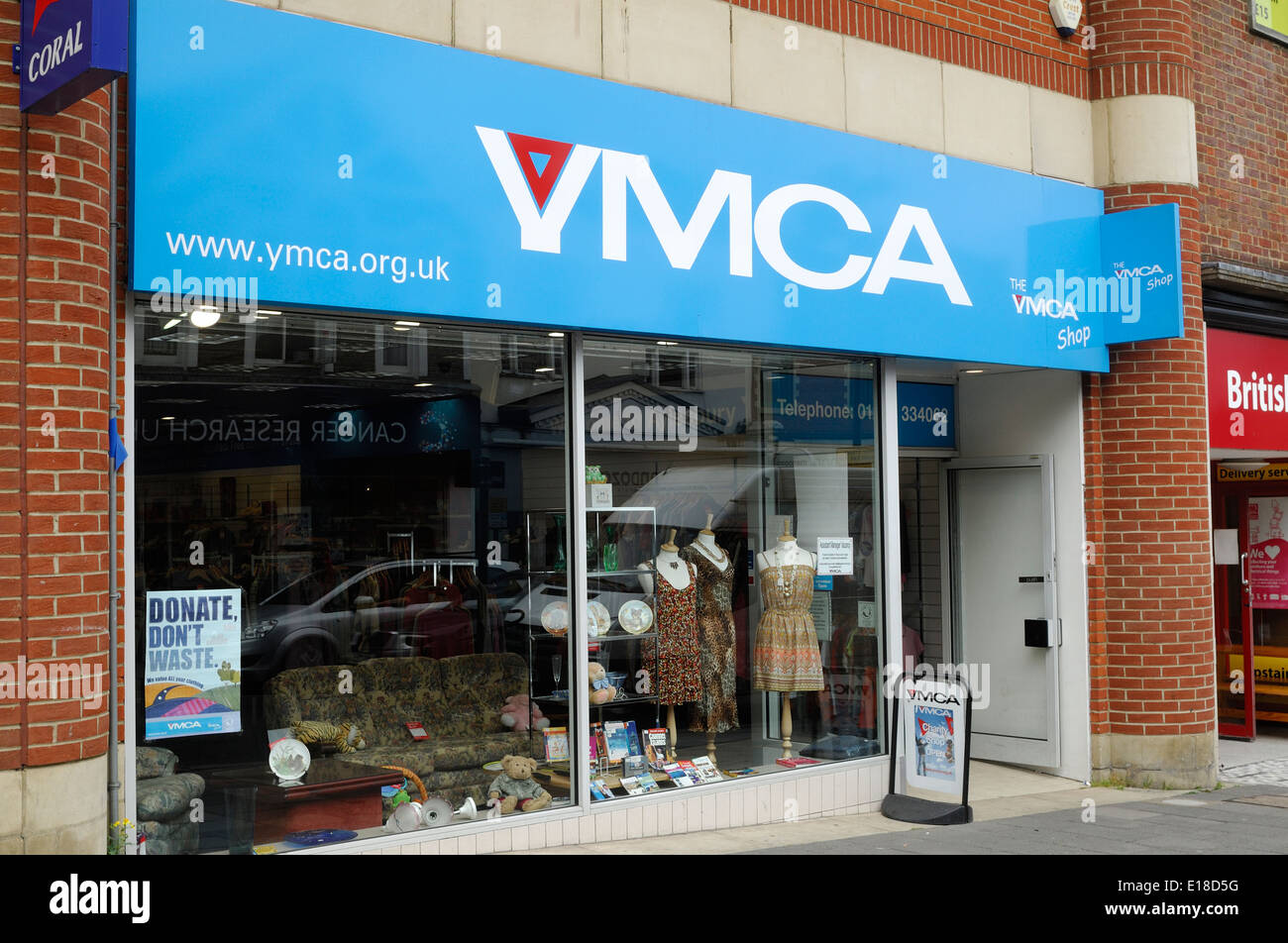 YMCA shop in Aylesbury Stock Photo - Alamy