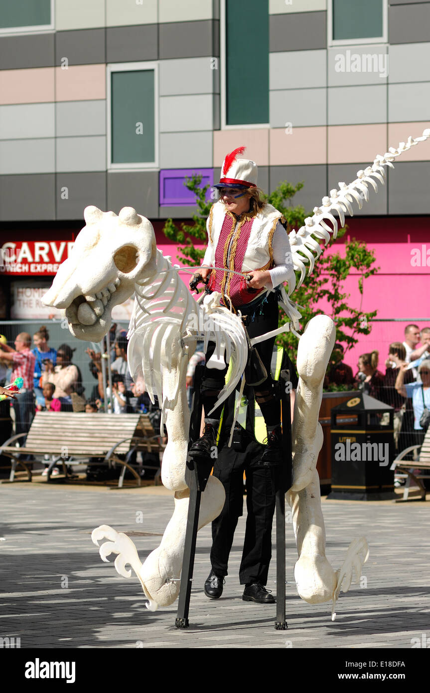 Riding dinosaur hi-res stock photography and images - Alamy