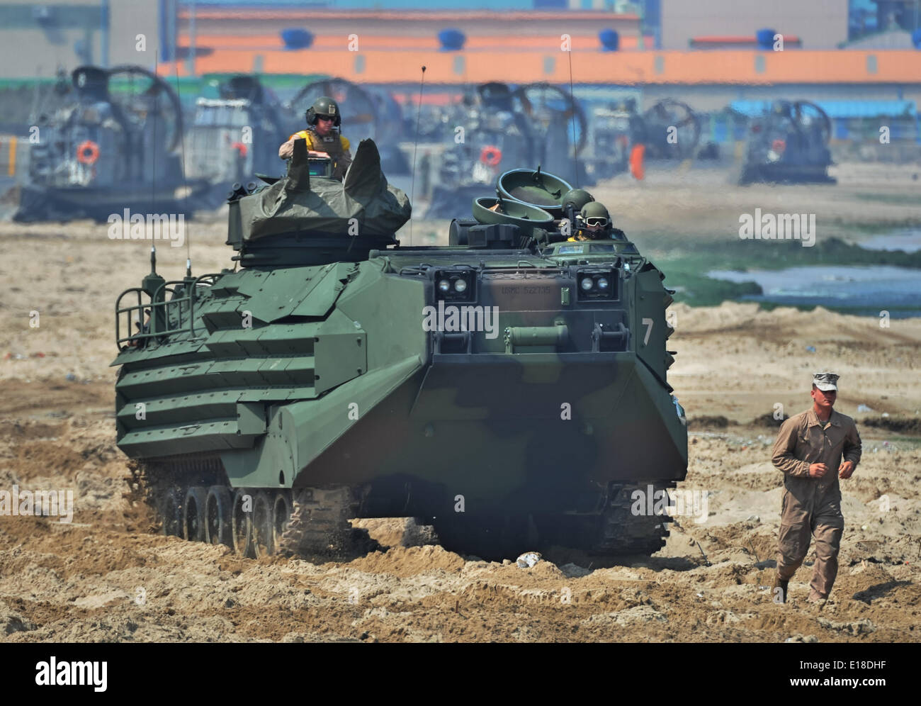 April 1, 2014, Pohang, South Korea : U.S. Marines Assault Amphibious ...