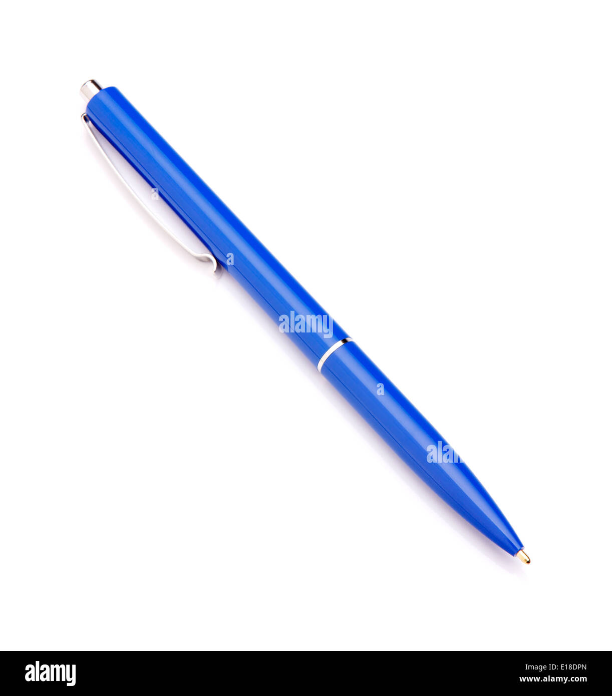 Ballpoint pen isolated on white background cutout Stock Photo - Alamy