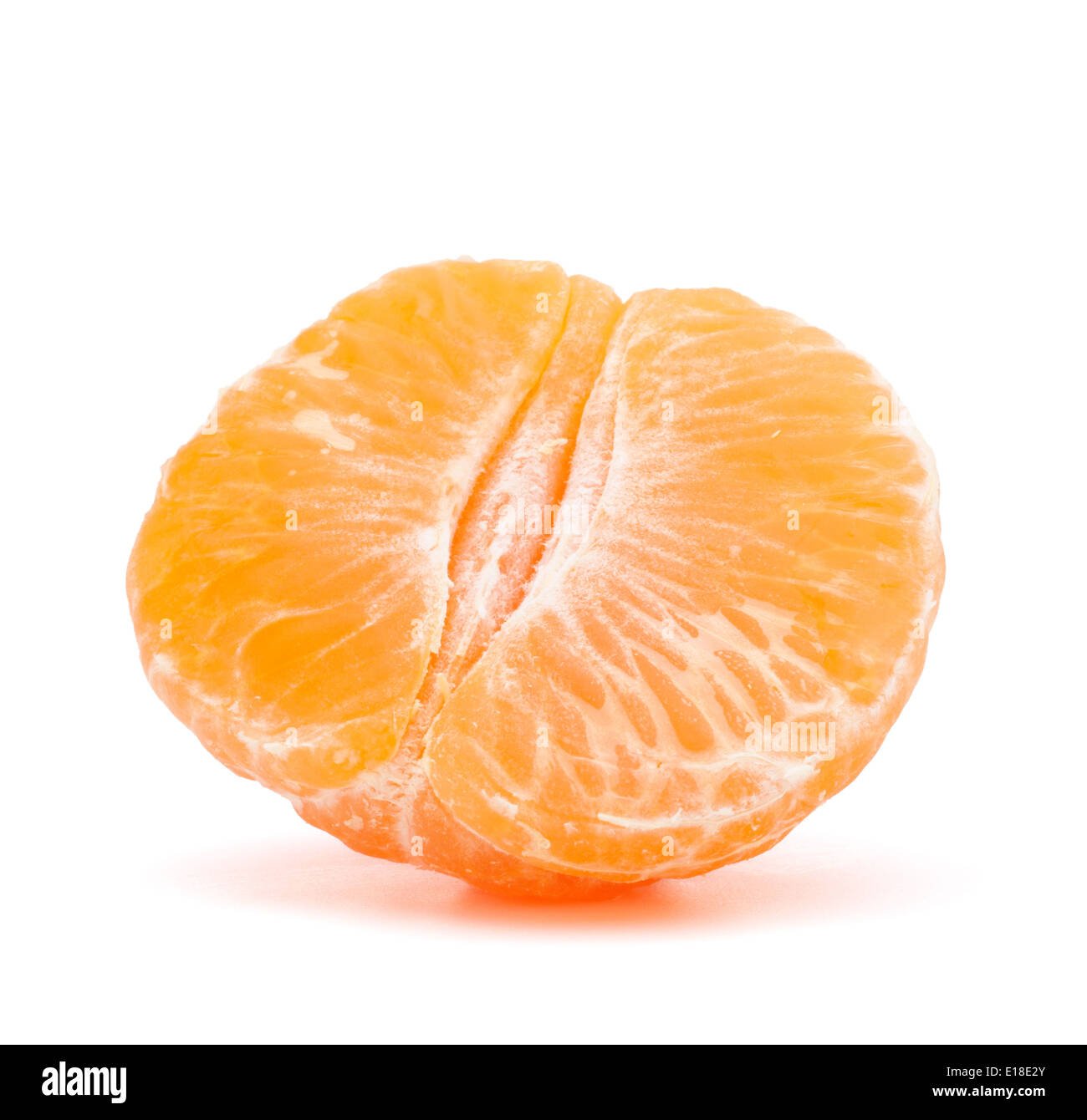 Whole half mandarin orange reflection hi-res stock photography and ...