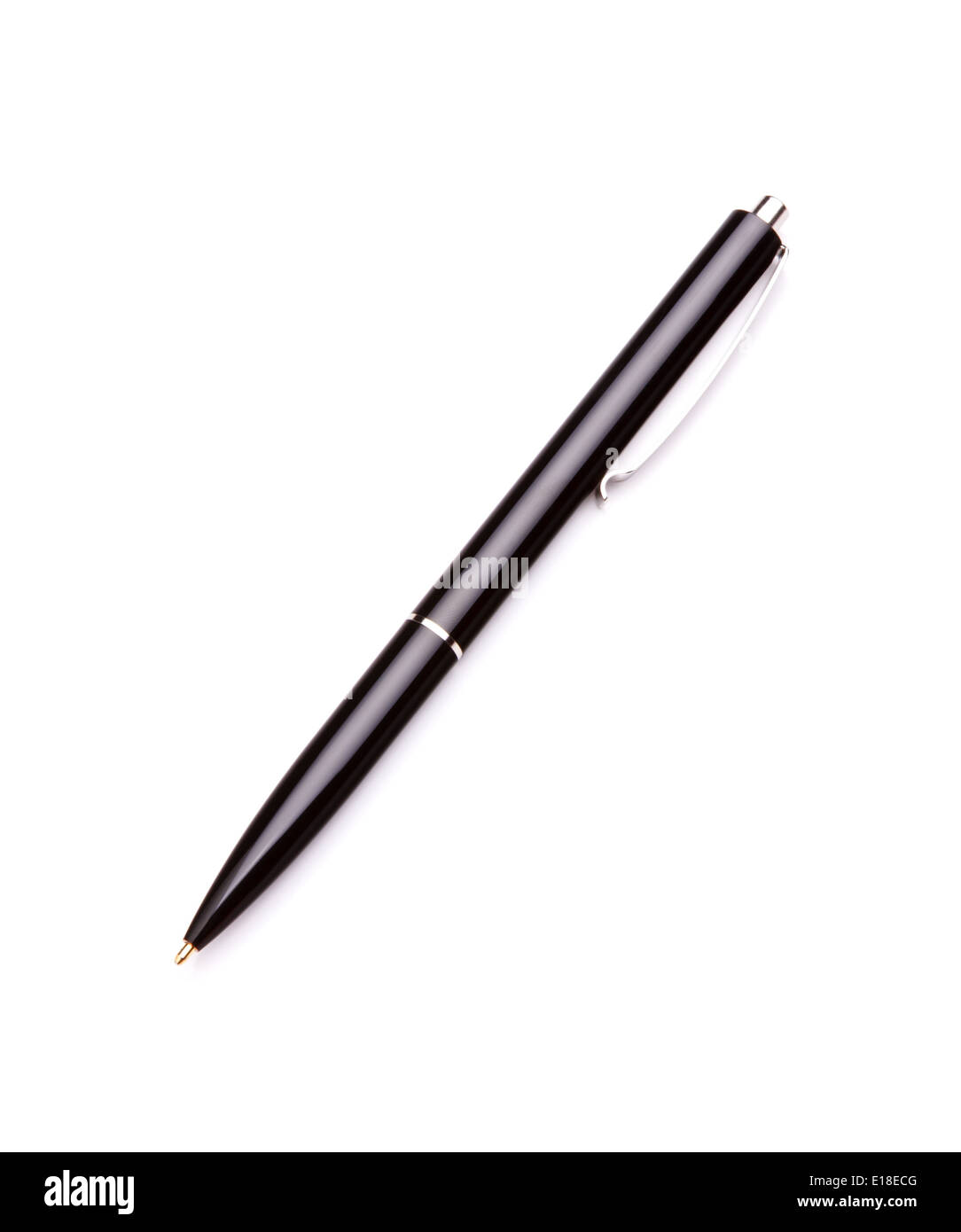 Ballpoint pen isolated on white background cutout Stock Photo - Alamy