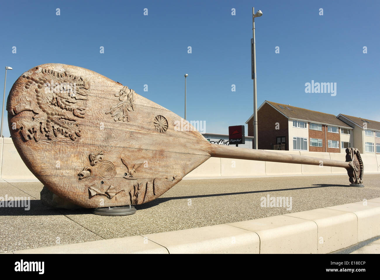 Blue sky view, towards Jubilee Leisure Park, 'Sea Ogre's Paddle ...
