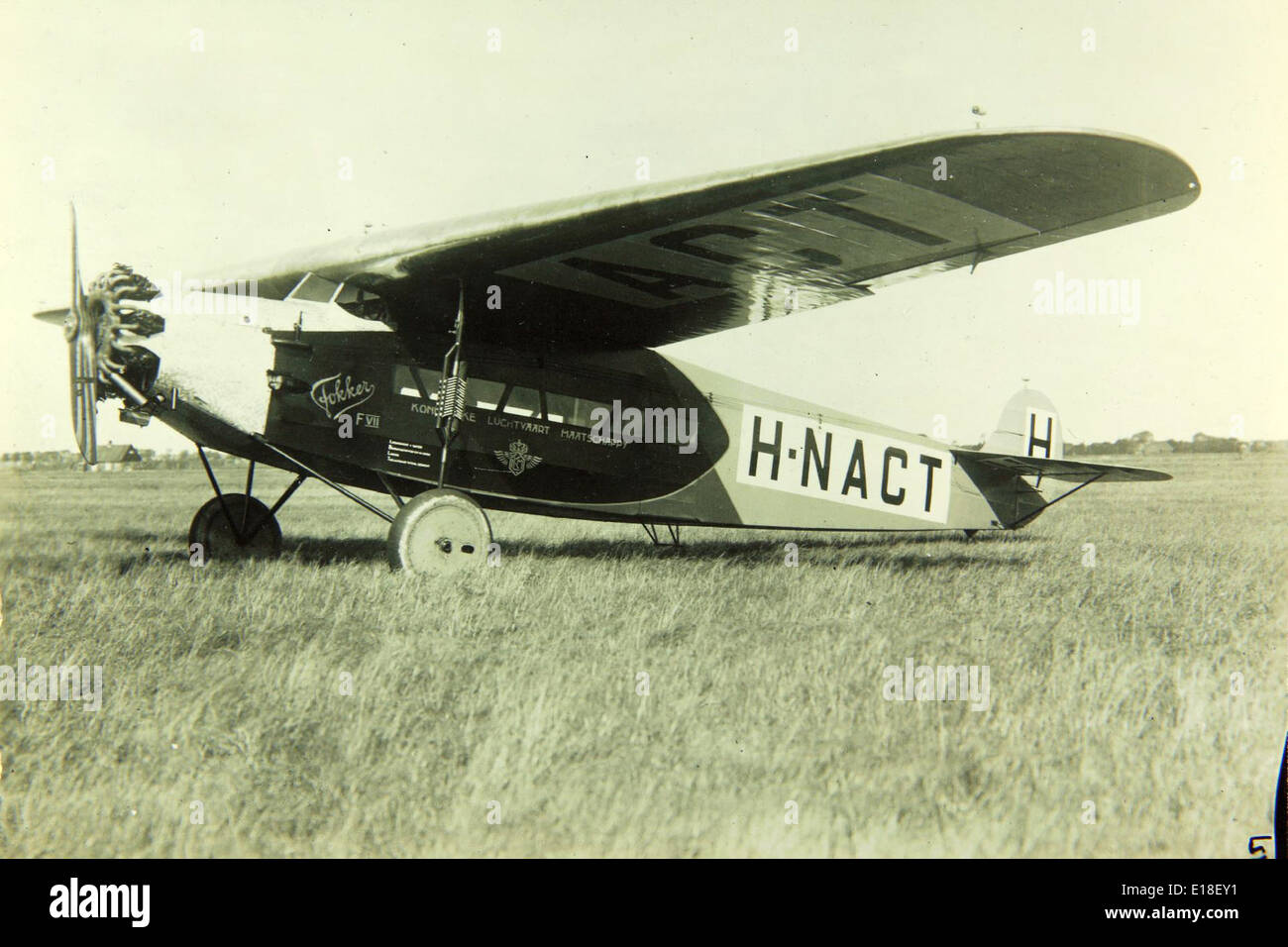 The Fokker F.VII was a Dutch tri-motor passenger aircraft introduced in ...