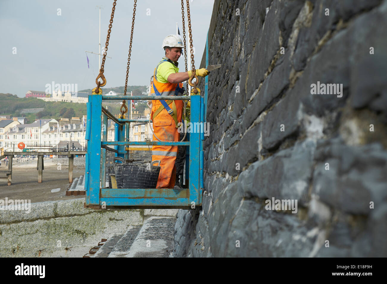 Repairing seawall hi-res stock photography and images - Alamy