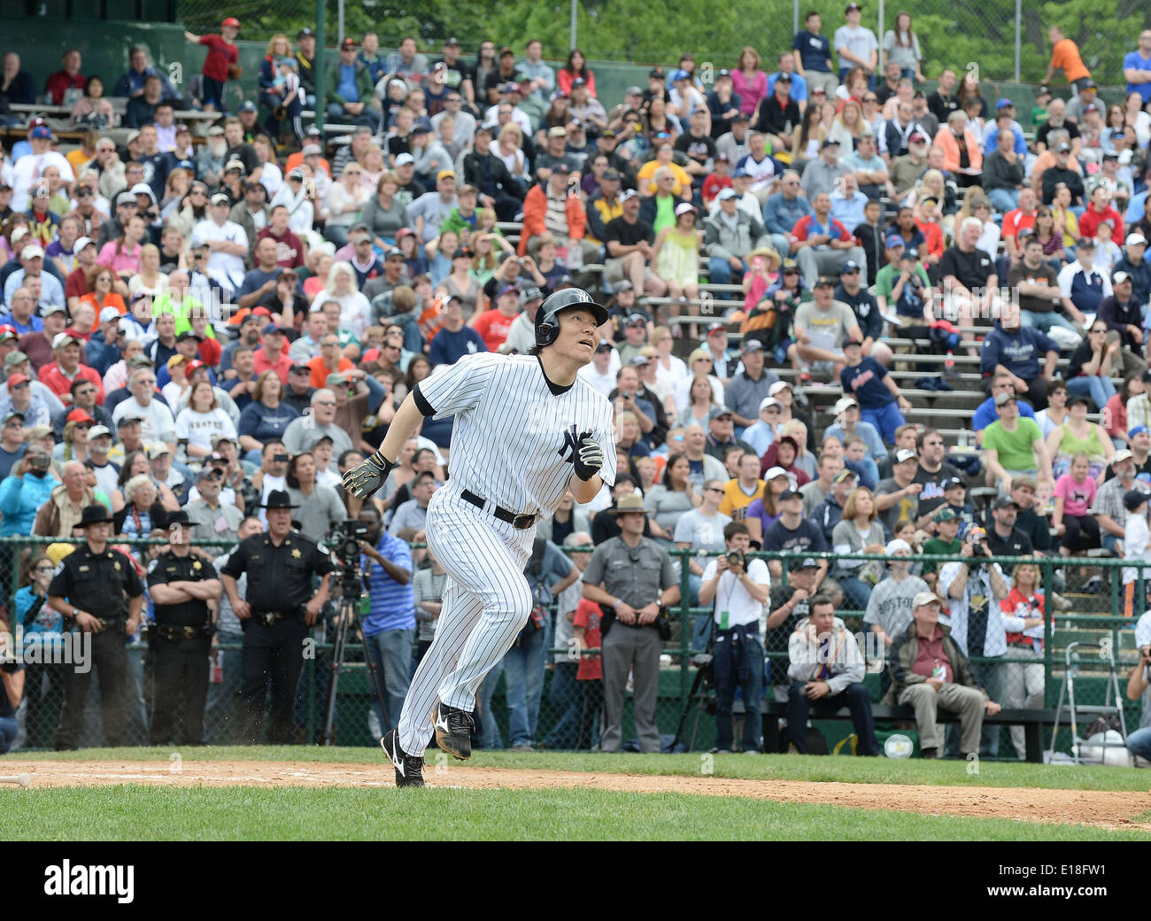 Cooperstown, New York, USA. 24th May, 2014. Hideki Matsui (Yankees) MLB ...