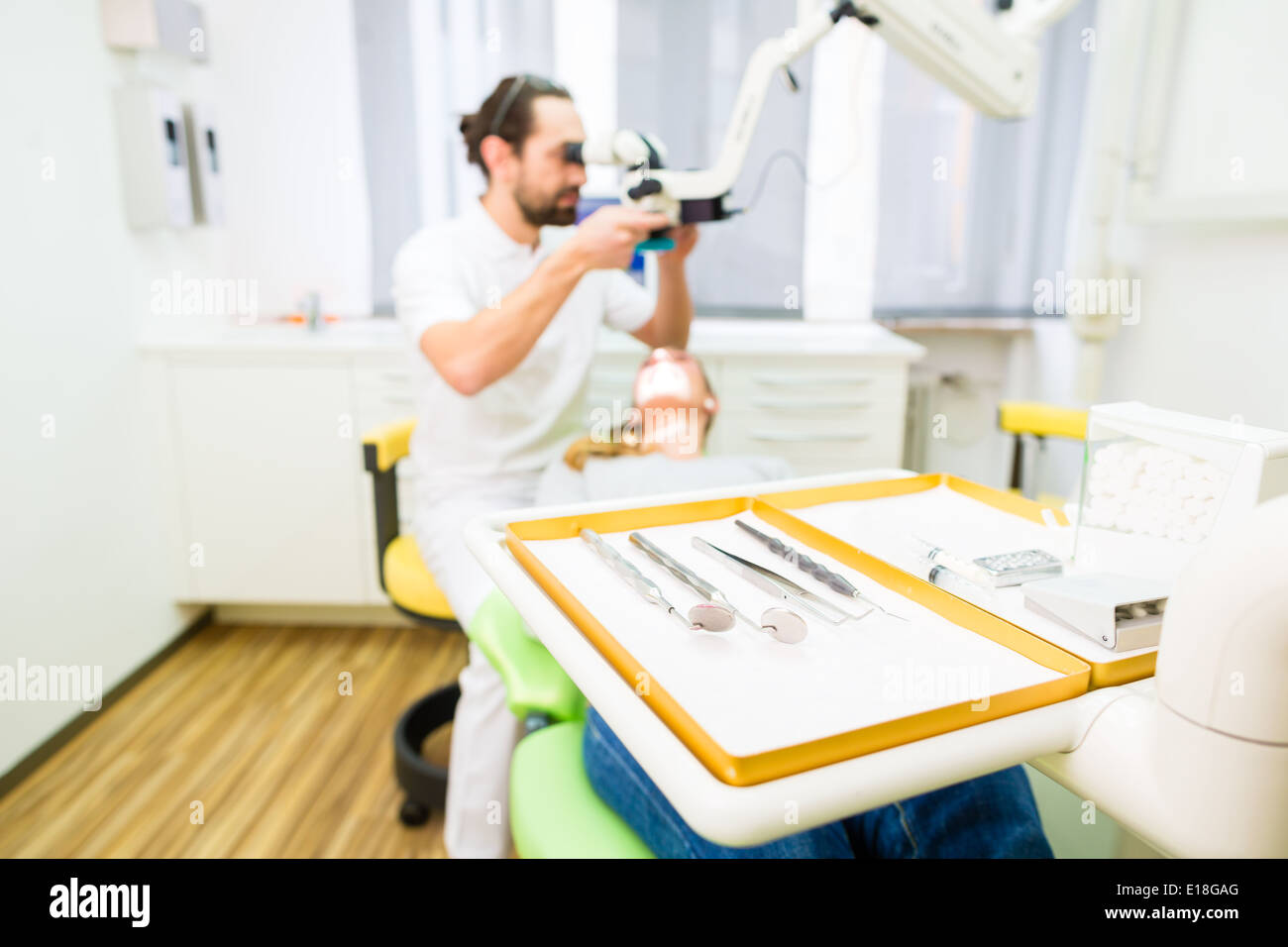 Dentist practice tools hi-res stock photography and images - Alamy