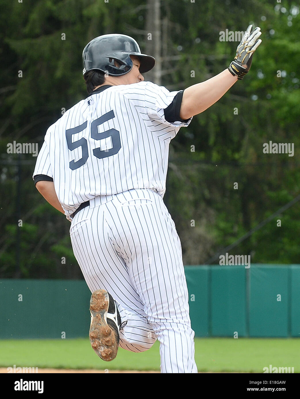 Cooperstown, New York, USA. 24th May, 2014. Hideki Matsui (Yankees) MLB ...