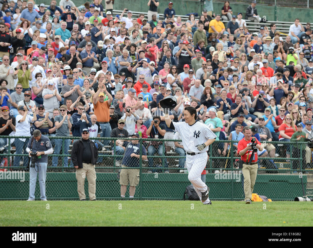 Cooperstown, New York, USA. 24th May, 2014. Hideki Matsui (Yankees) MLB ...