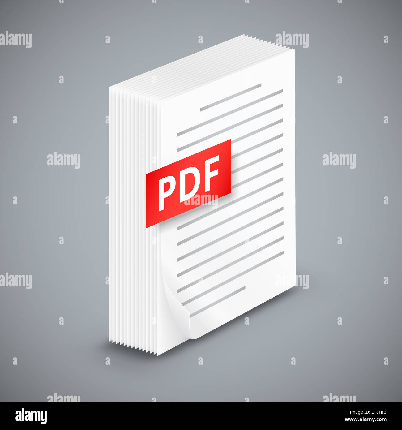 Paper sheet icons Stock Photo - Alamy