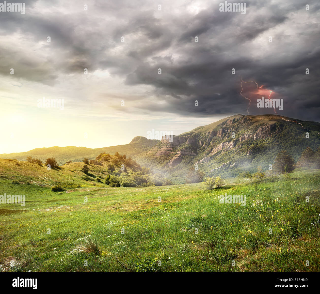 Lightning scenery hi-res stock photography and images - Alamy