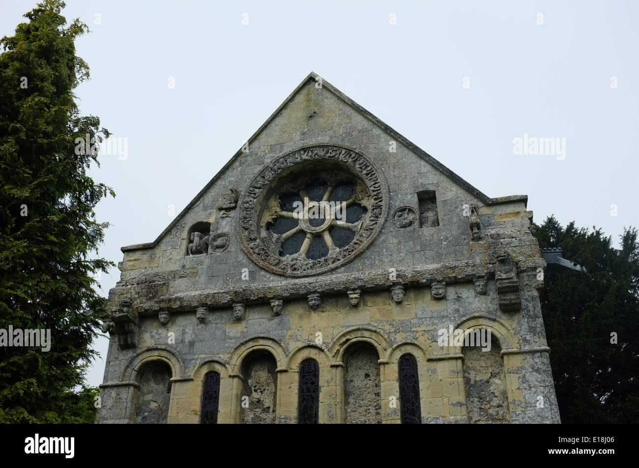 St. Nicholas Church, Barfreston, Kent UK Stock Photo - Alamy
