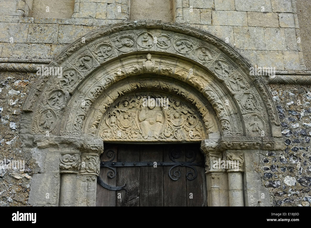 St. Nicholas Church, Barfreston, Kent UK Stock Photo - Alamy