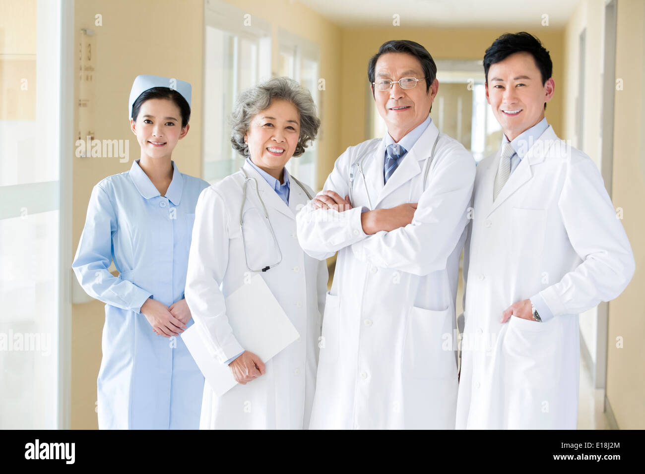 Portrait of medical team Stock Photo - Alamy