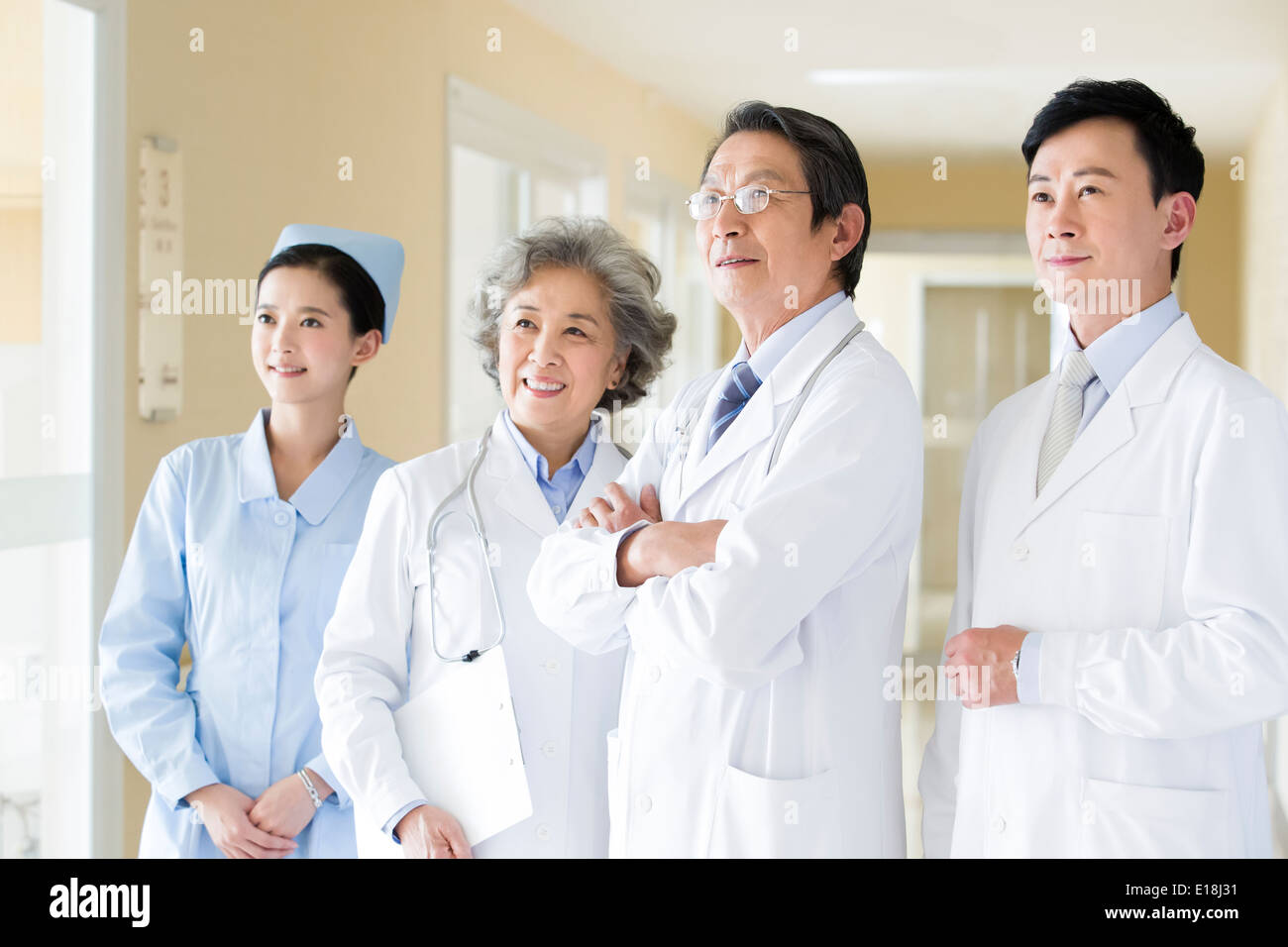 Portrait of medical team Stock Photo - Alamy