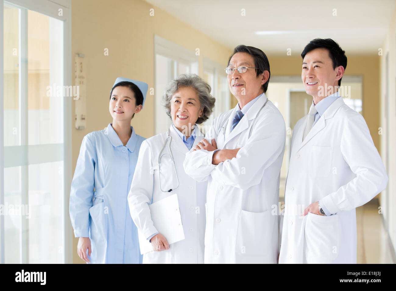 Portrait of medical team Stock Photo - Alamy