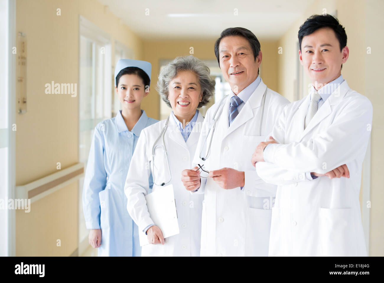 Portrait of medical team Stock Photo - Alamy