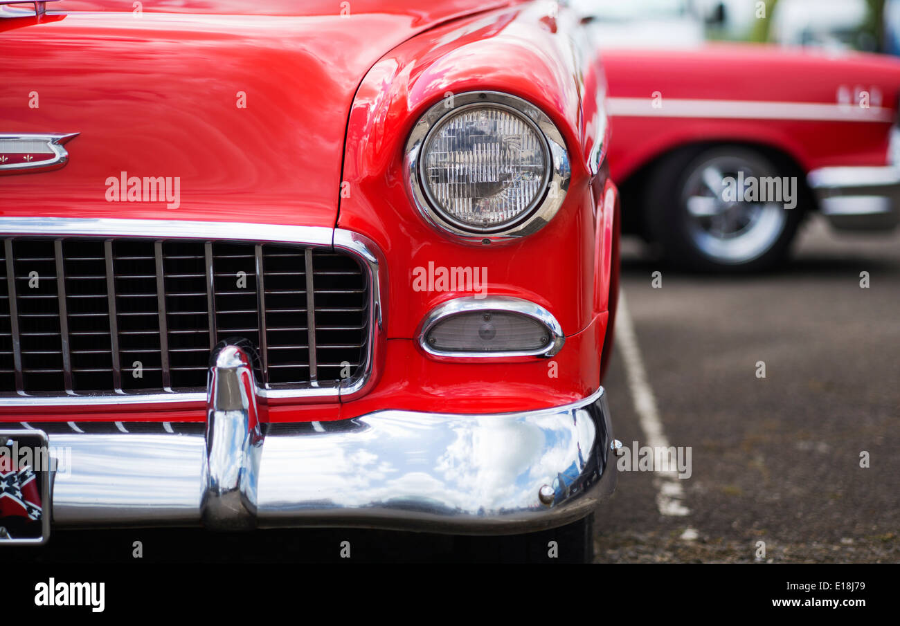 1955 chevy bel red hi-res stock photography and images - Alamy